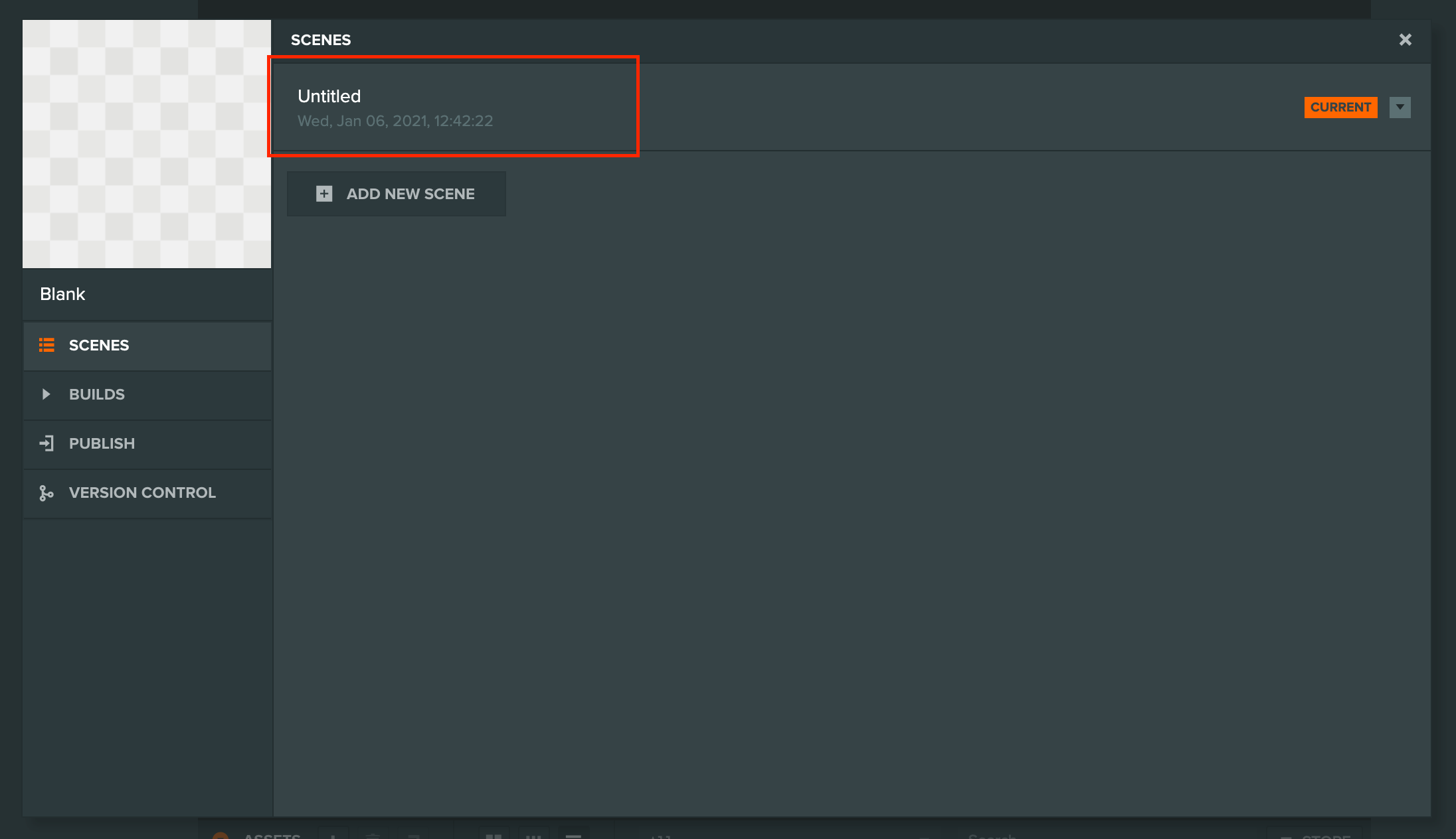 Please Make The Scene Name Selectable In The Scene List View · Issue 276 · Playcanvaseditor