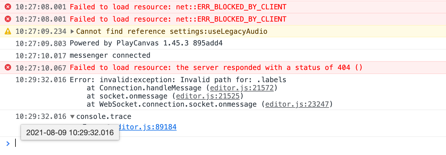 Editor error while saving changes when duplicating camera entity · Issue #489 · playcanvas ...