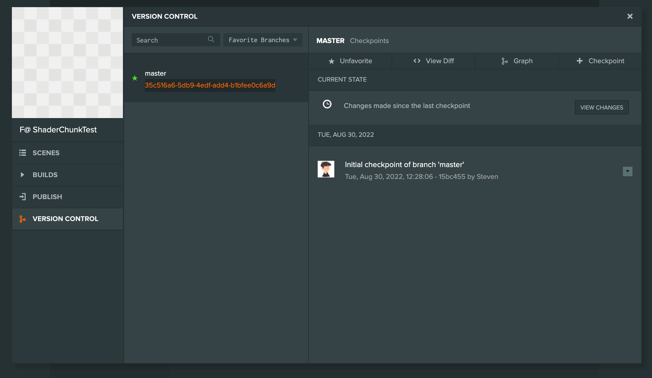Copy branch id button · Issue #879 · playcanvas/editor · GitHub