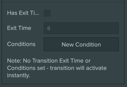 Make Exit Time on Anim State graphs disabled/0 by default · Issue #929 · playcanvas/editor · GitHub