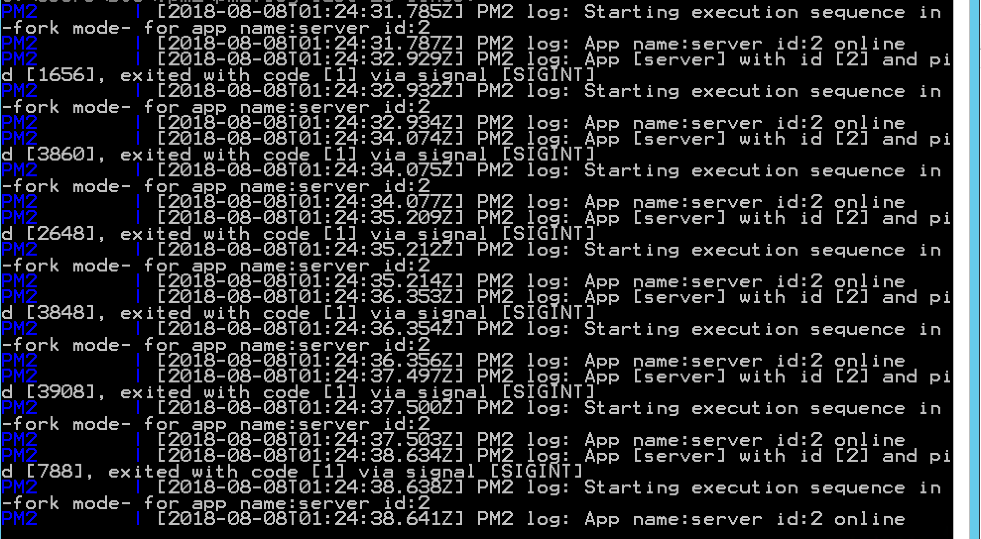 Apps keep restarting for no reason · Issue #3851 · Unitech/pm2 · GitHub
