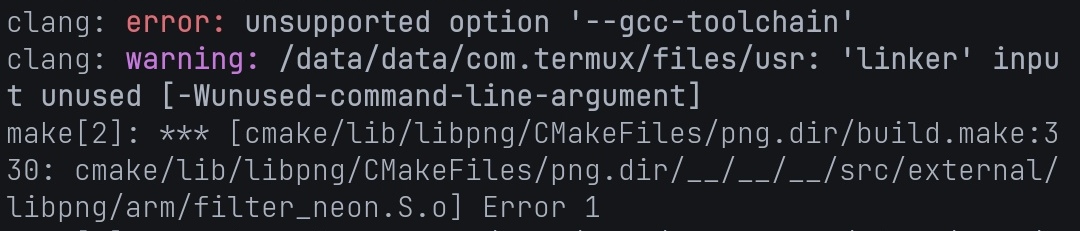 Bug Clang 14 Error Unknown Argument Gcc Toolchain · Issue 10014 · Termuxtermux 