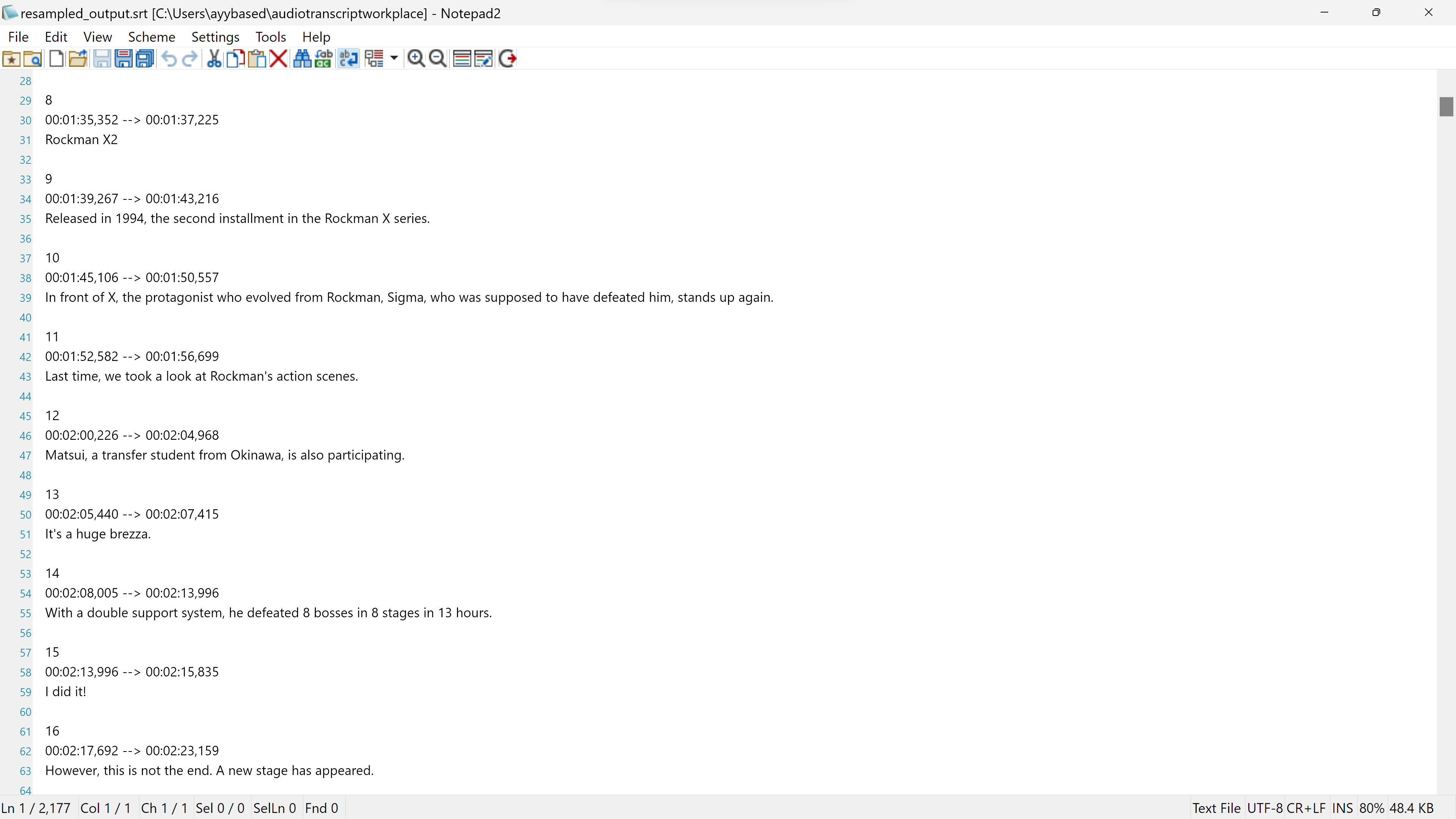 Subs Are Way Way Too Long · Issue 441 · M Bainwhisperx · Github