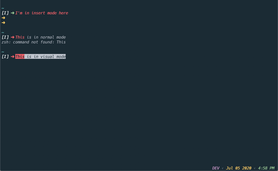 VI Mode not updating prompt · Issue #832 · spaceship-prompt/spaceship-prompt · GitHub