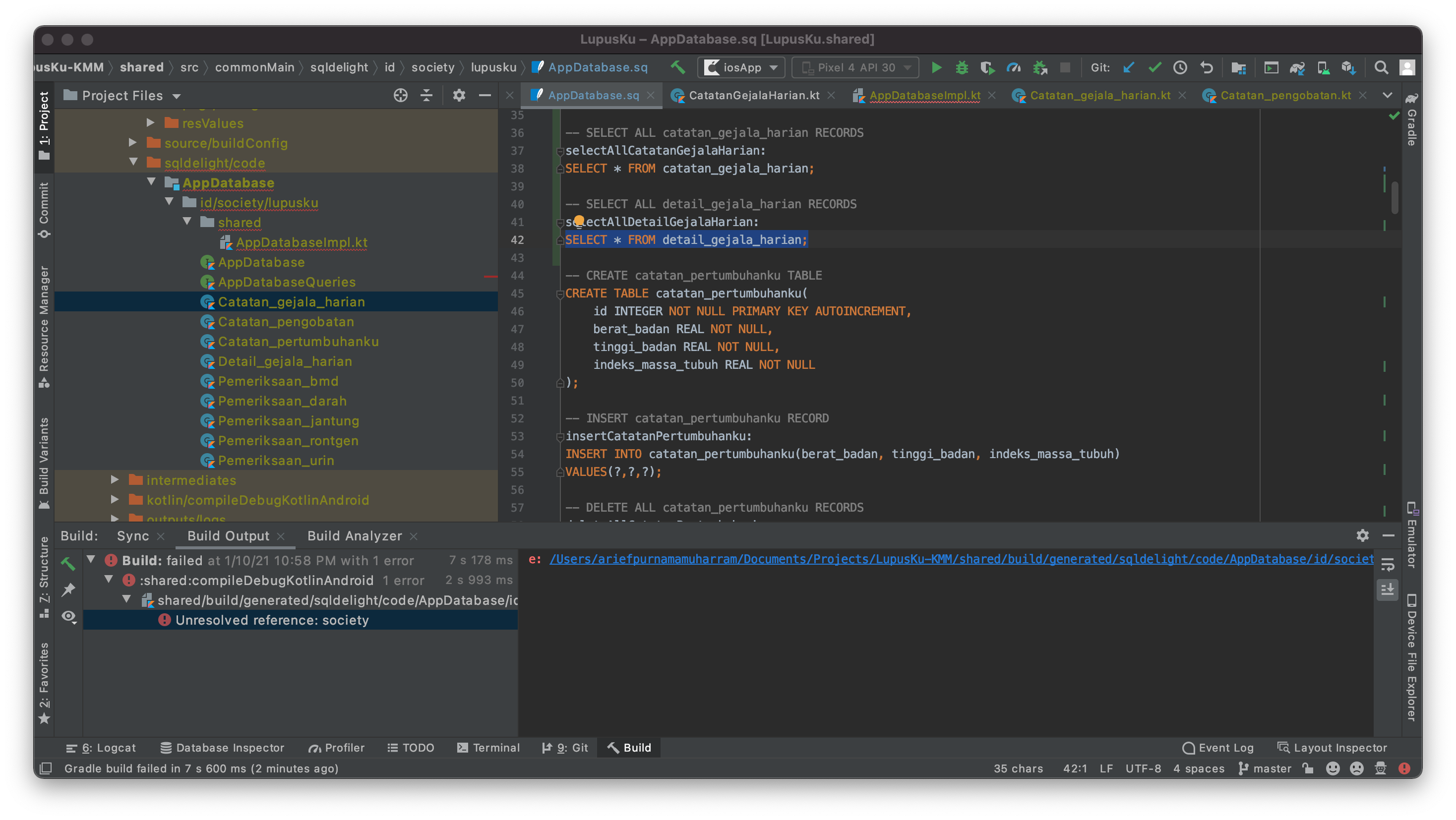 Unresolved Reference Due To Package Name · Issue 2139 · Sqldelight Sqldelight · Github