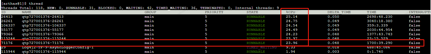 关于thread看板的time字段的疑问 · Issue #1639 · alibaba/arthas · GitHub