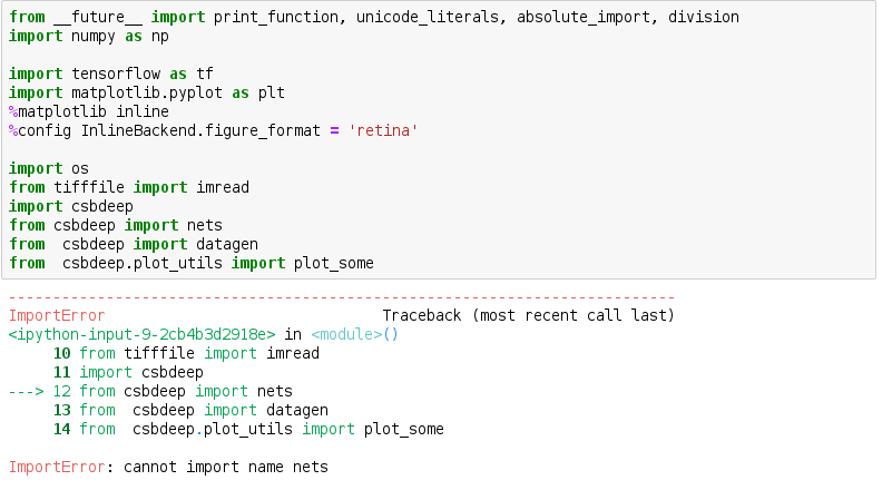 from csbdeep import name error · Issue #8 · CSBDeep/CSBDeep · GitHub