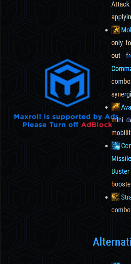 maxroll.gg: ads · Issue #15140 · uBlockOrigin/uAssets · GitHub