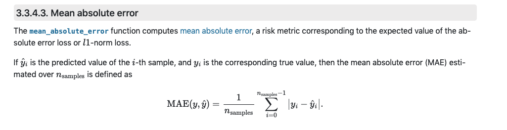 Formulas of MAE and MAPE · Issue #20366 · scikit-learn/scikit-learn ...