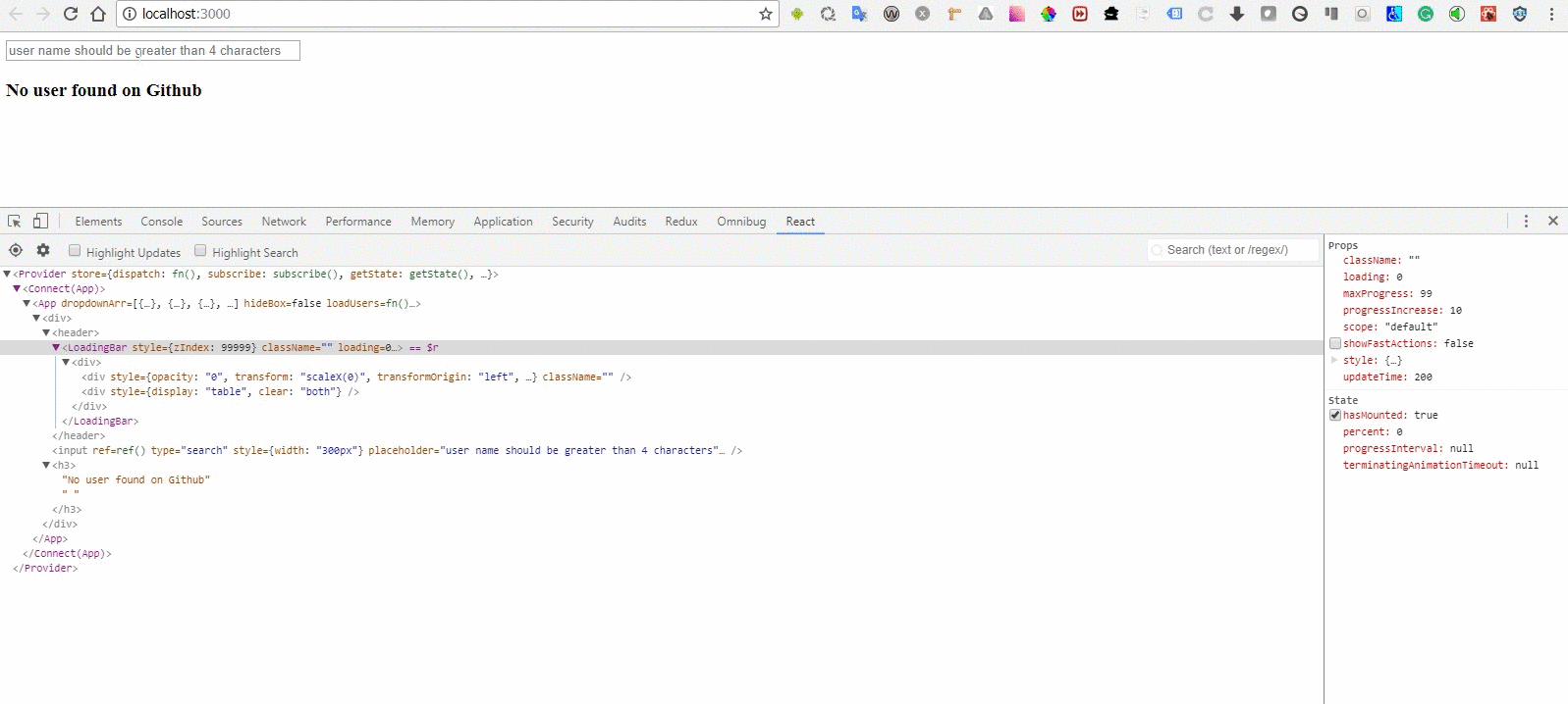 Loading Bar Not Showing Up · Issue 53 · Mironov React Redux Loading Bar · Github