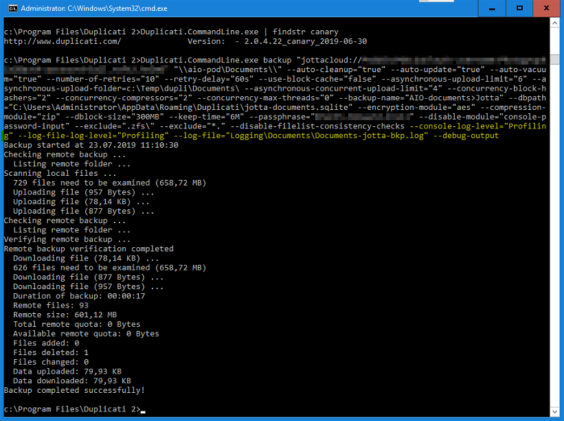 No backup logging on cli · Issue #3834 · duplicati/duplicati · GitHub