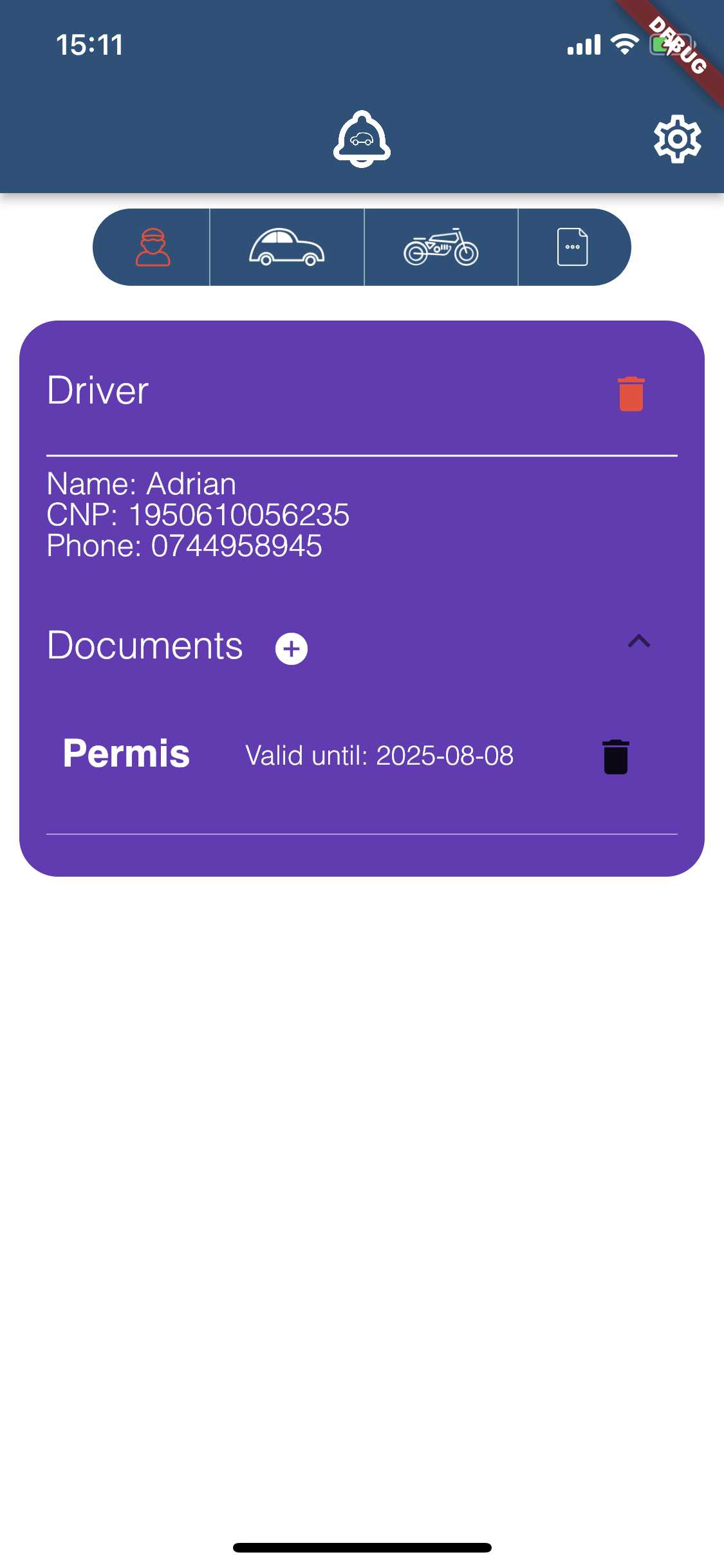 GitHub - adiveli/Autominder: Reminder app for all type of drivers, containing notification ...