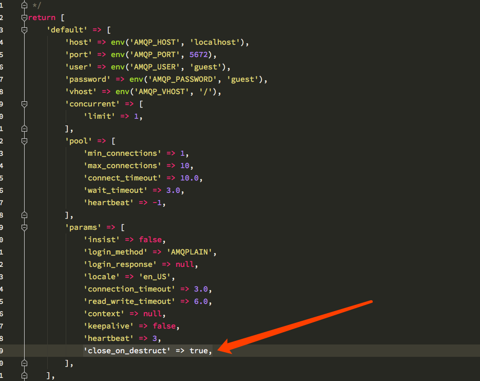 使用amqp的消费消息时候一直报错Uncaught Swoole\Error: API must be called in the coroutine in /var/www/hyperf ...