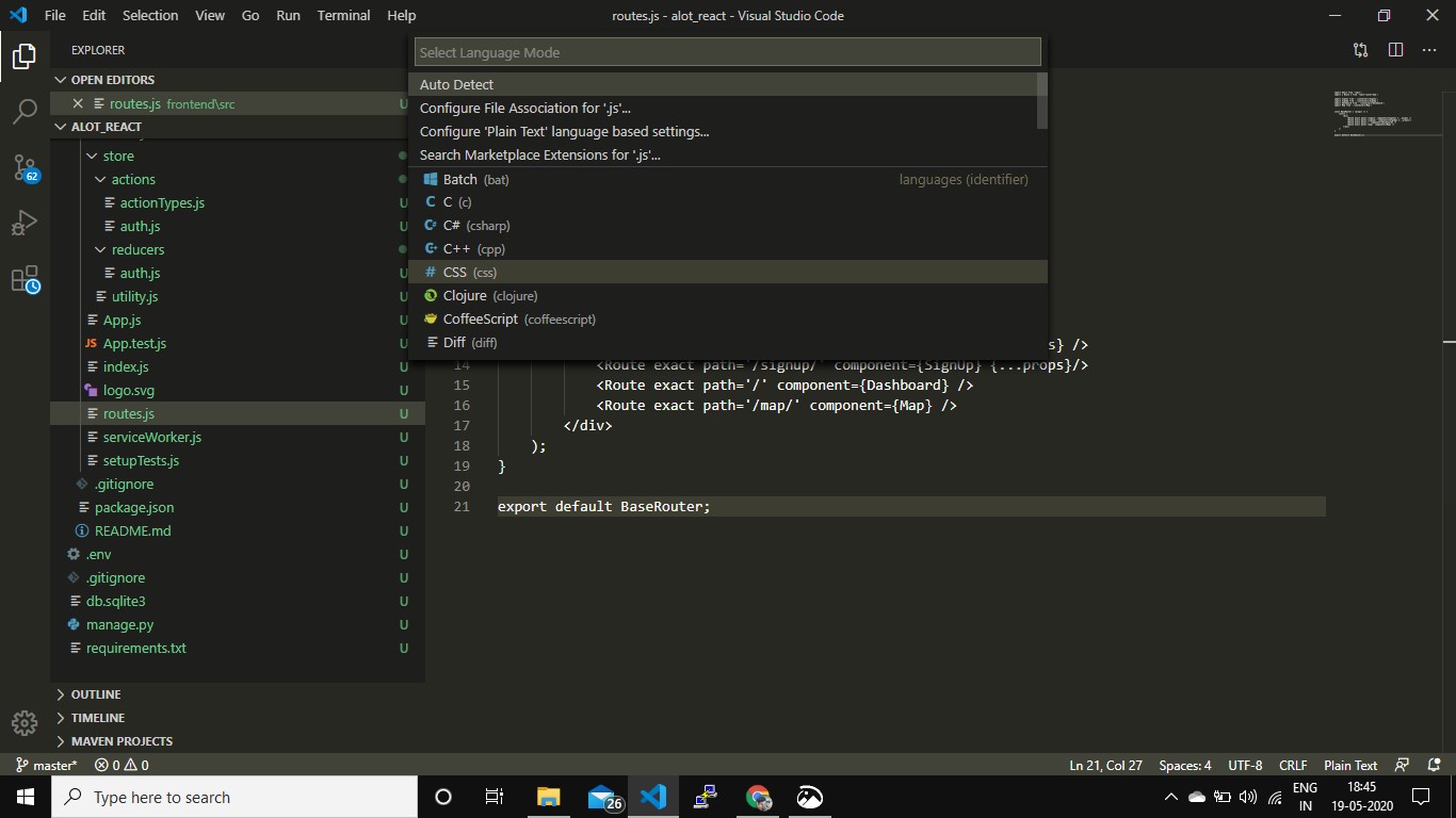 Missing Javascript language and its identifier · Issue #98171 ...