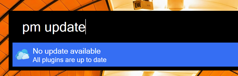 "pm update" command does not update plugins · Issue #665 · Flow ...