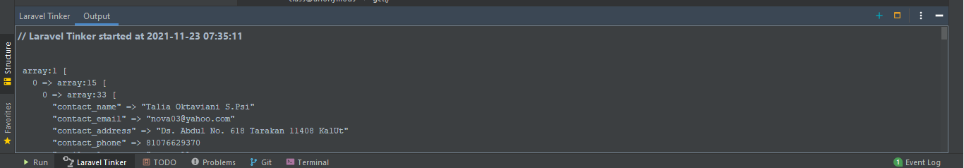 Add Rerun button on console output · Issue #127 · Roboroads/laravel-tinker · GitHub
