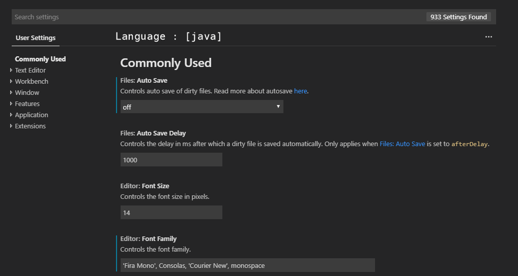 [Setting UI] Add ability to change language-specific settings · Issue #63948 · microsoft/vscode ...