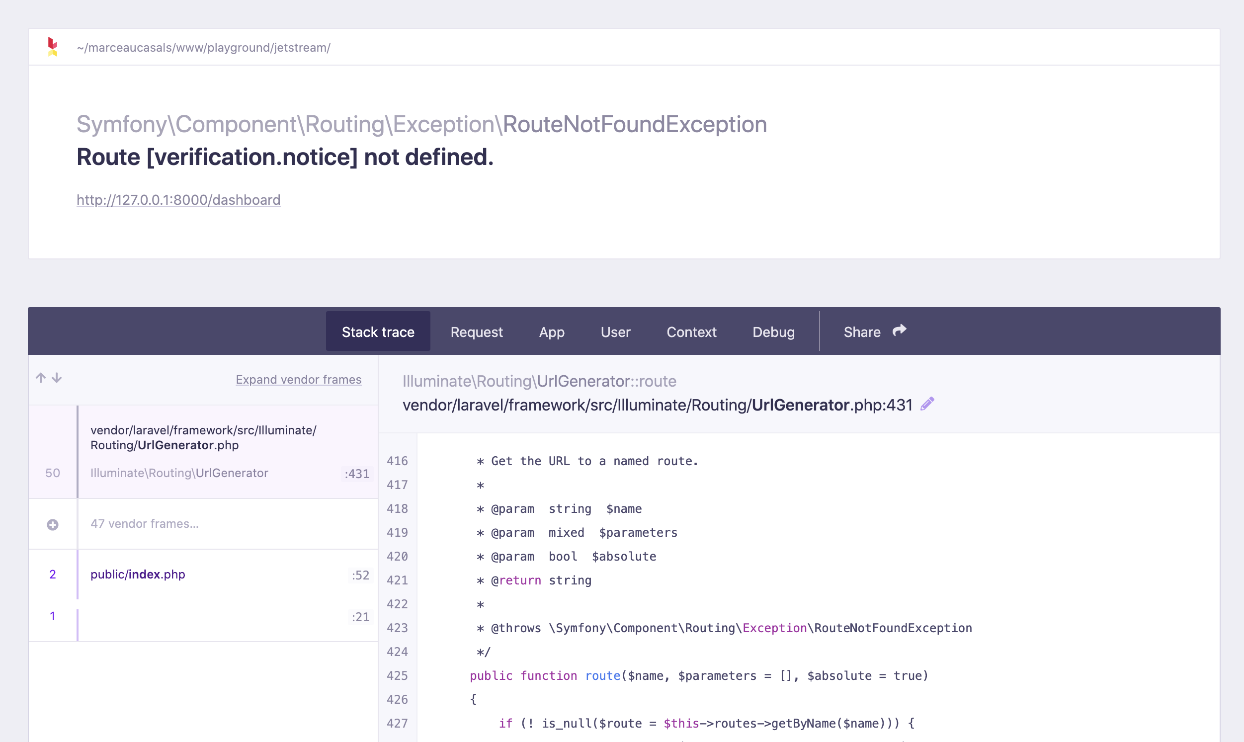 Will Jetstream Handle User Email Verification · Issue 35 · Laravel