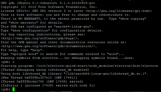 Electron doesn't work on ARM64 when running as root · Issue #18350 ...