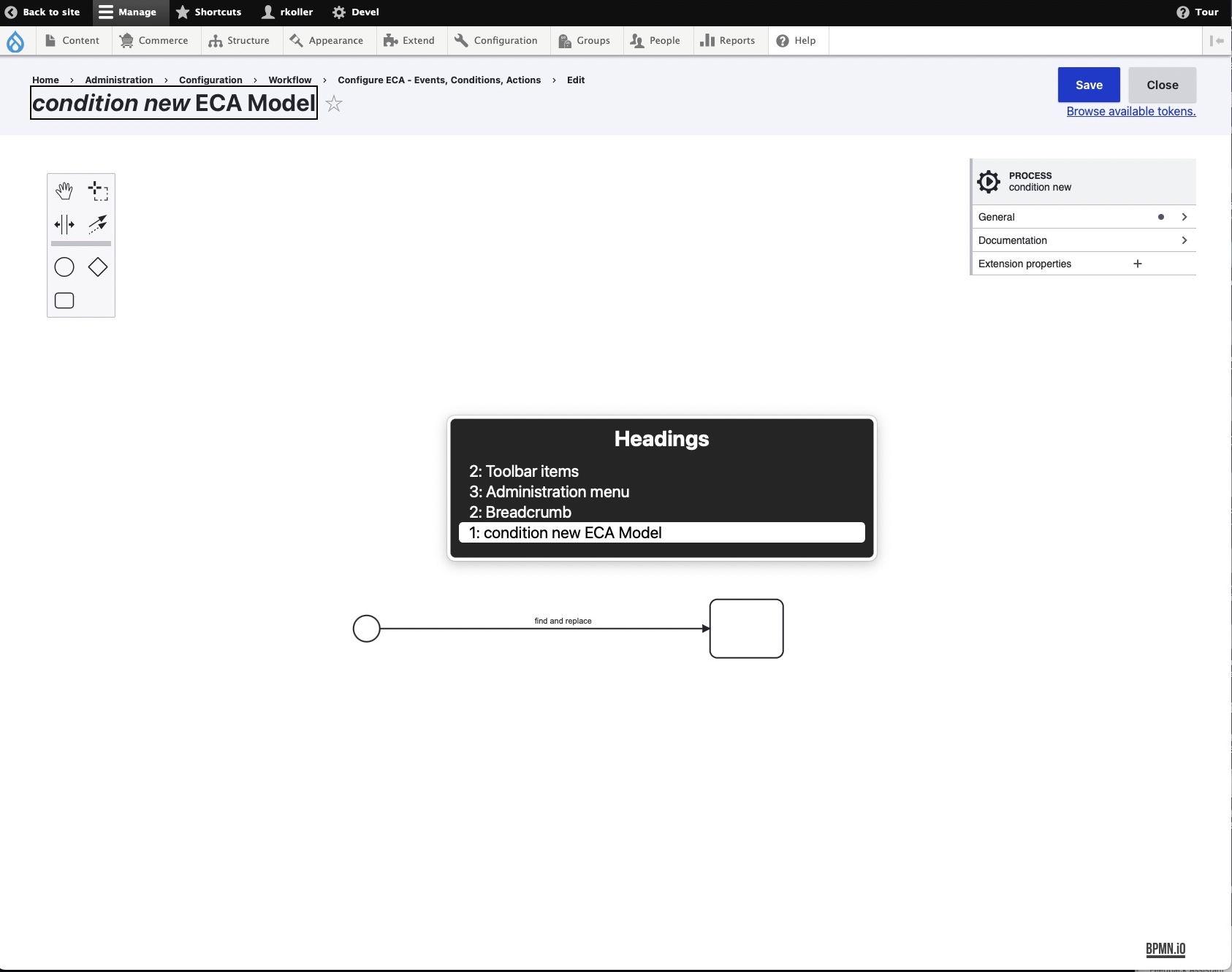 Improve the orientation and navigation for screen reader users by using more headings and aria ...