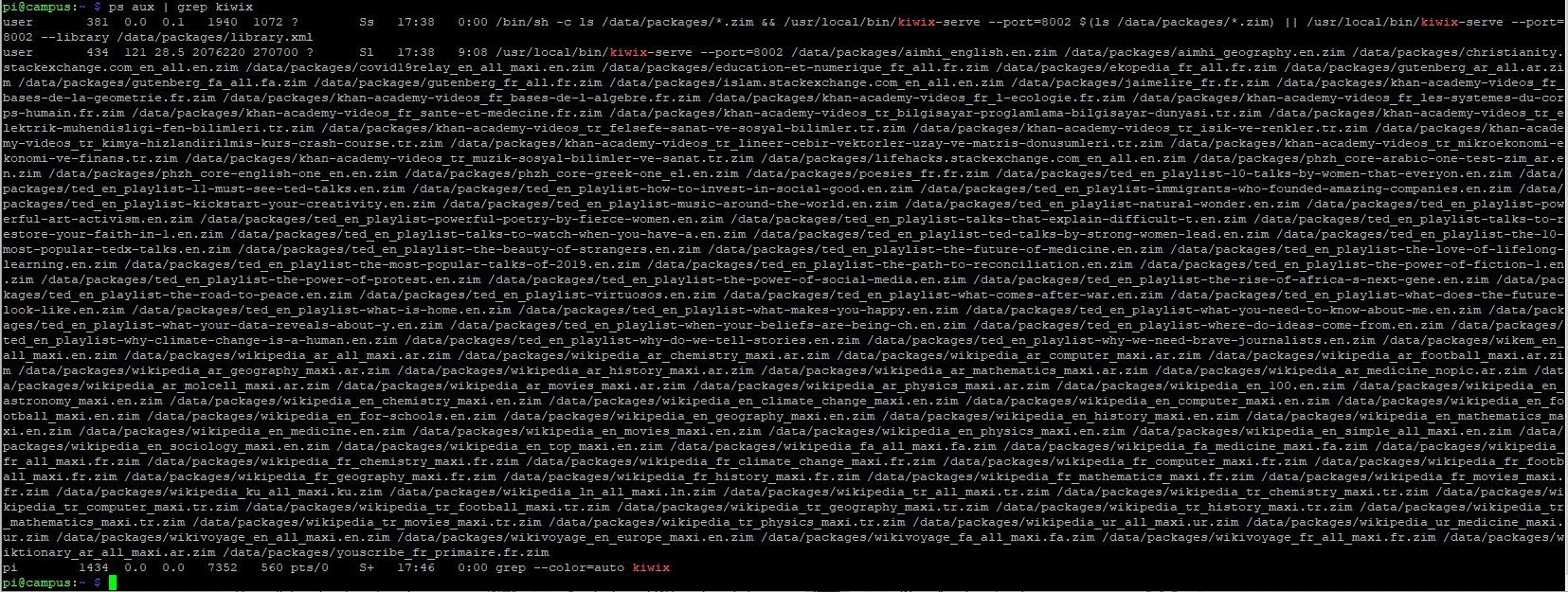 kiwix-serve becomes unresponsive on Raspberry Pi · Issue #452 · kiwix ...