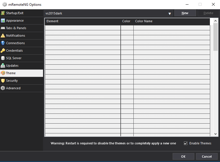 Themeing issue - Options -> Theme · Issue #1093 · mRemoteNG/mRemoteNG ...