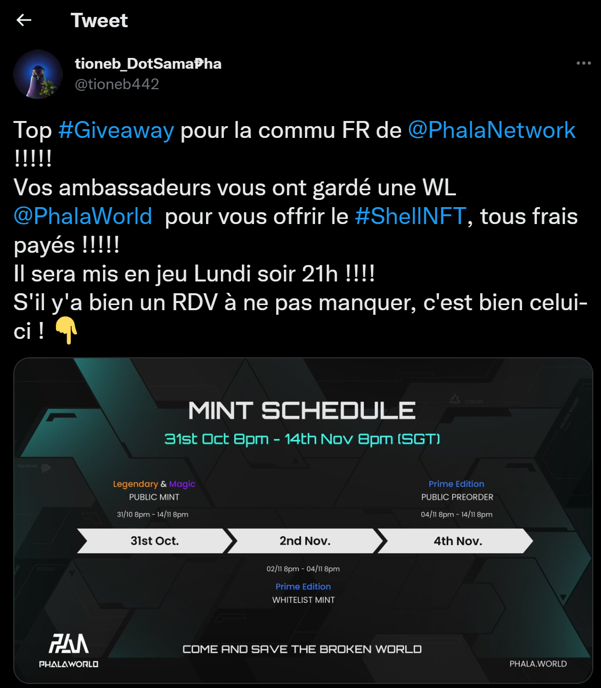 October 2022 Contributions - {tioneb#4951} · Issue #52 · Phala-Network/growth-program · GitHub