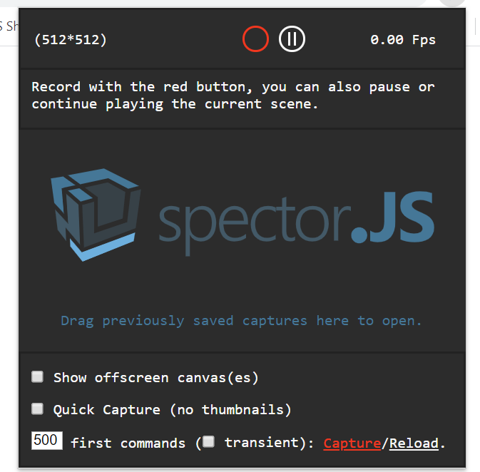 Spector not capturing canvases that don't refresh on each frame. · Issue #153 · BabylonJS ...