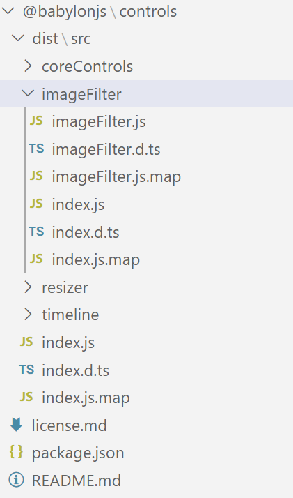 When Installing Controls From Npm Imagefilter Doesnt Get Included In The Node Module File 6910