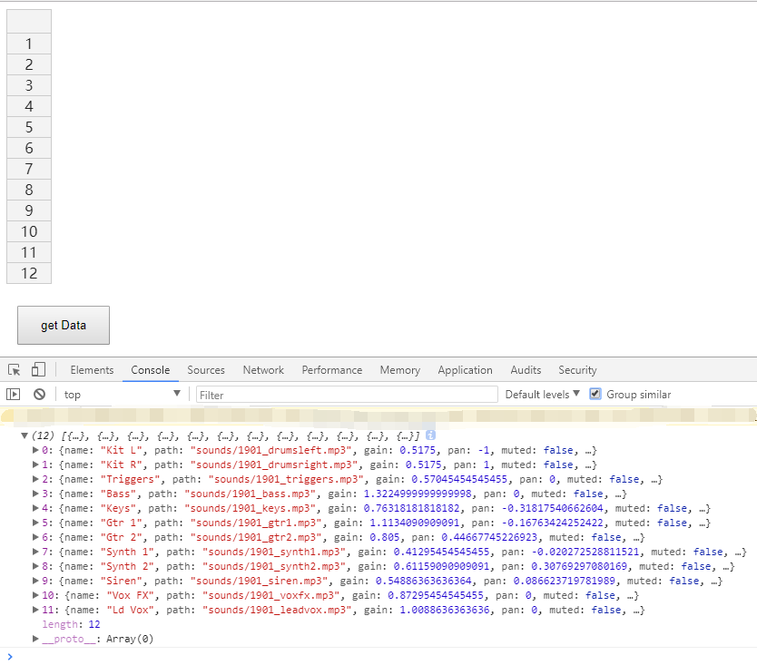 My requirement is: render the requested data with each click(Not clicking handsontable). But ...