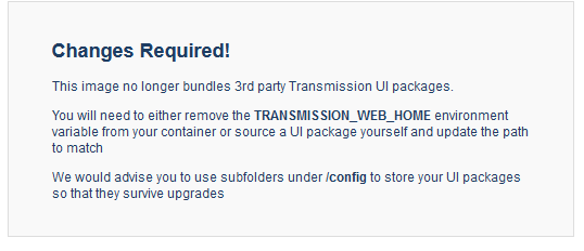 [bug] Transmission No Longer Bundles A Web Ui In Latest · Issue 300 · Runtipi Runtipi · Github