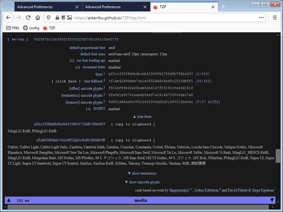 RFP and document fonts · Issue #1025 · arkenfox/user.js · GitHub