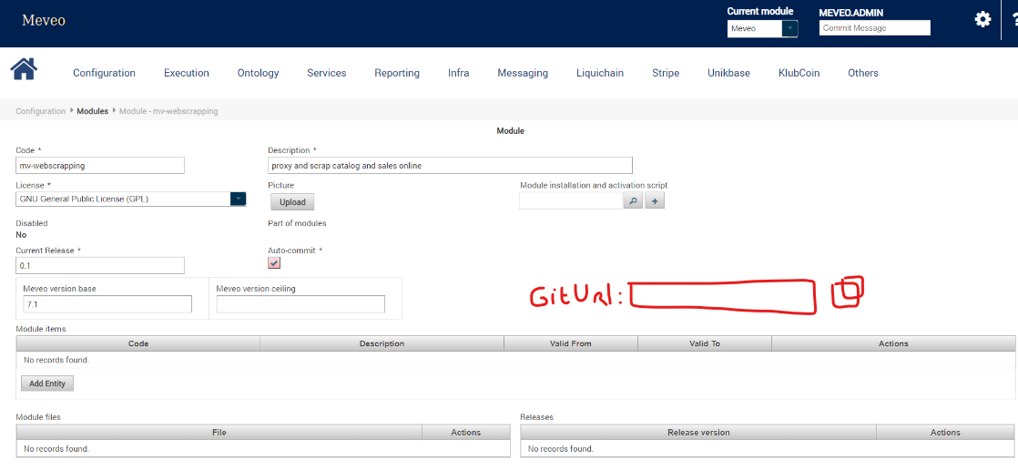 Add git url to module detail screen · Issue #683 · meveo-org/meveo · GitHub
