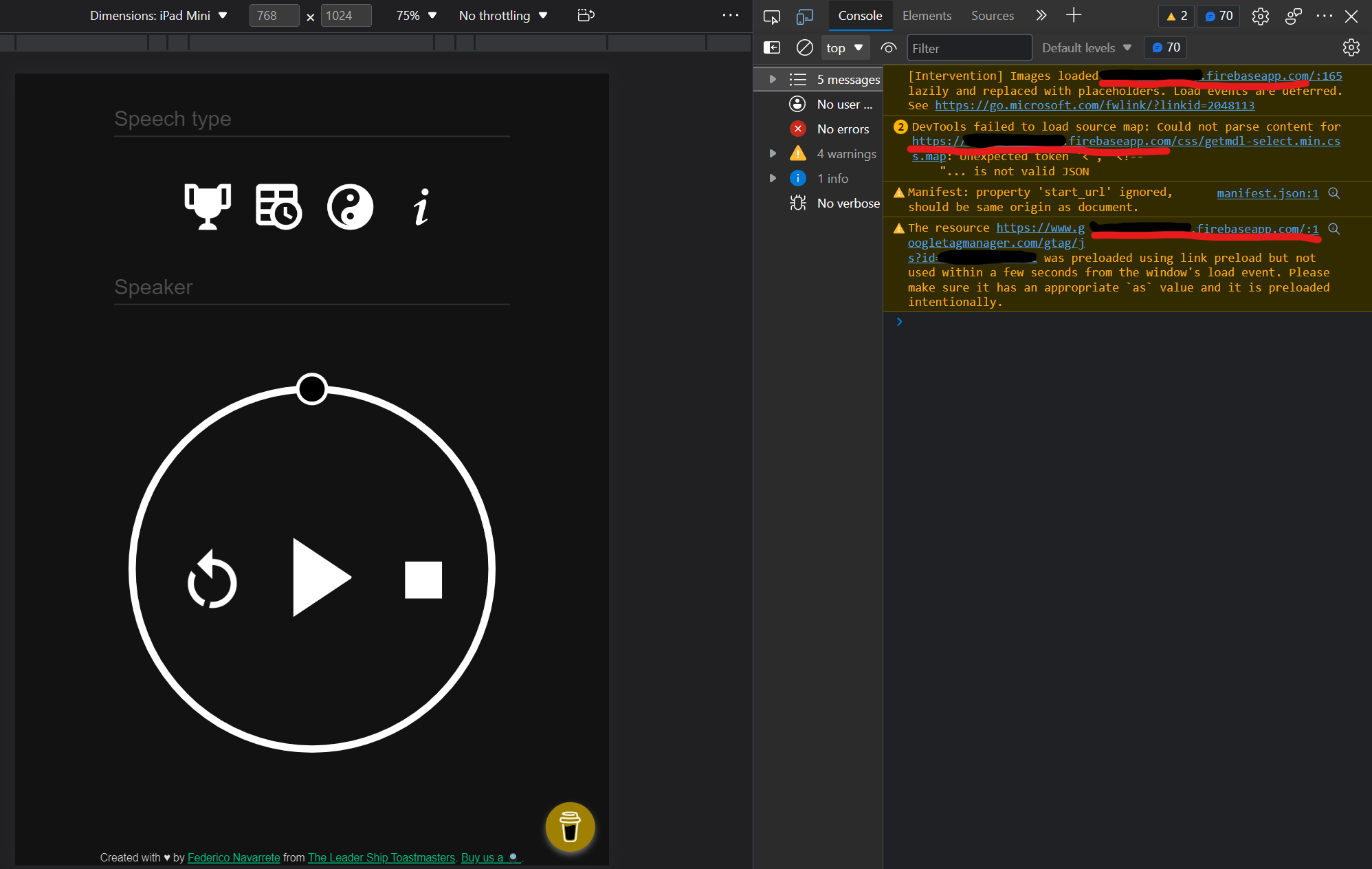 [BUG] In GitHub Pages Fails to register the Web Worker · Issue #4085 · pwa-builder/PWABuilder ...