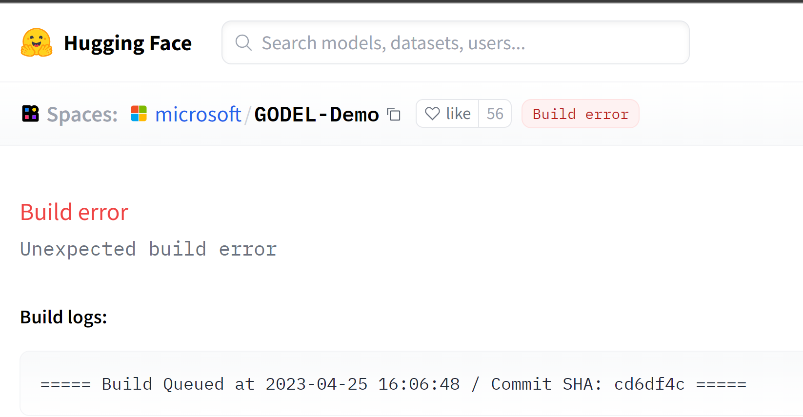 The example is broken · Issue #52 · microsoft/GODEL · GitHub