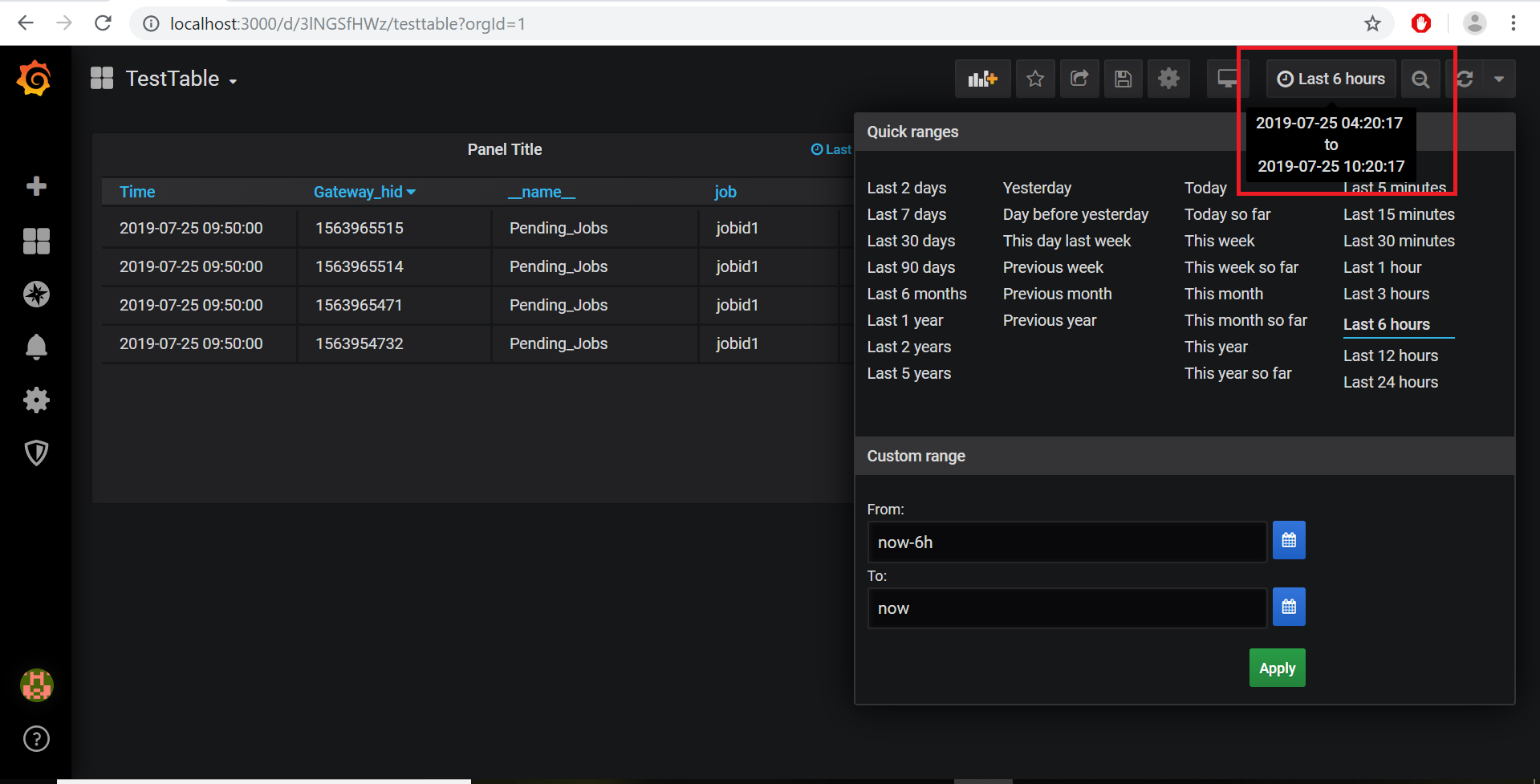 Rows are being duplicated in table with Prometheus datasource and 1s time override · Issue ...