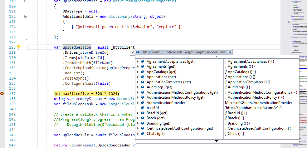 [Client bug]: LargeFileUploadTask - Blazor WASM - Operation is not ...