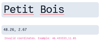Overly strict coordinate parsing · Issue #730 · OpenBeta/open-tacos · GitHub