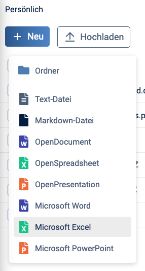Rename New Menu Actions And Use Dedicated Icons · Issue 7463 · Owncloudweb · Github 