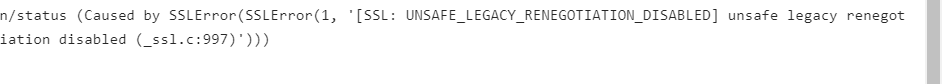 SSL UNSAFE_LEGACY_RENEGOTIATION_DISABLED 升级后部分脚本错误 · Issue #1765 · whyour/qinglong · GitHub