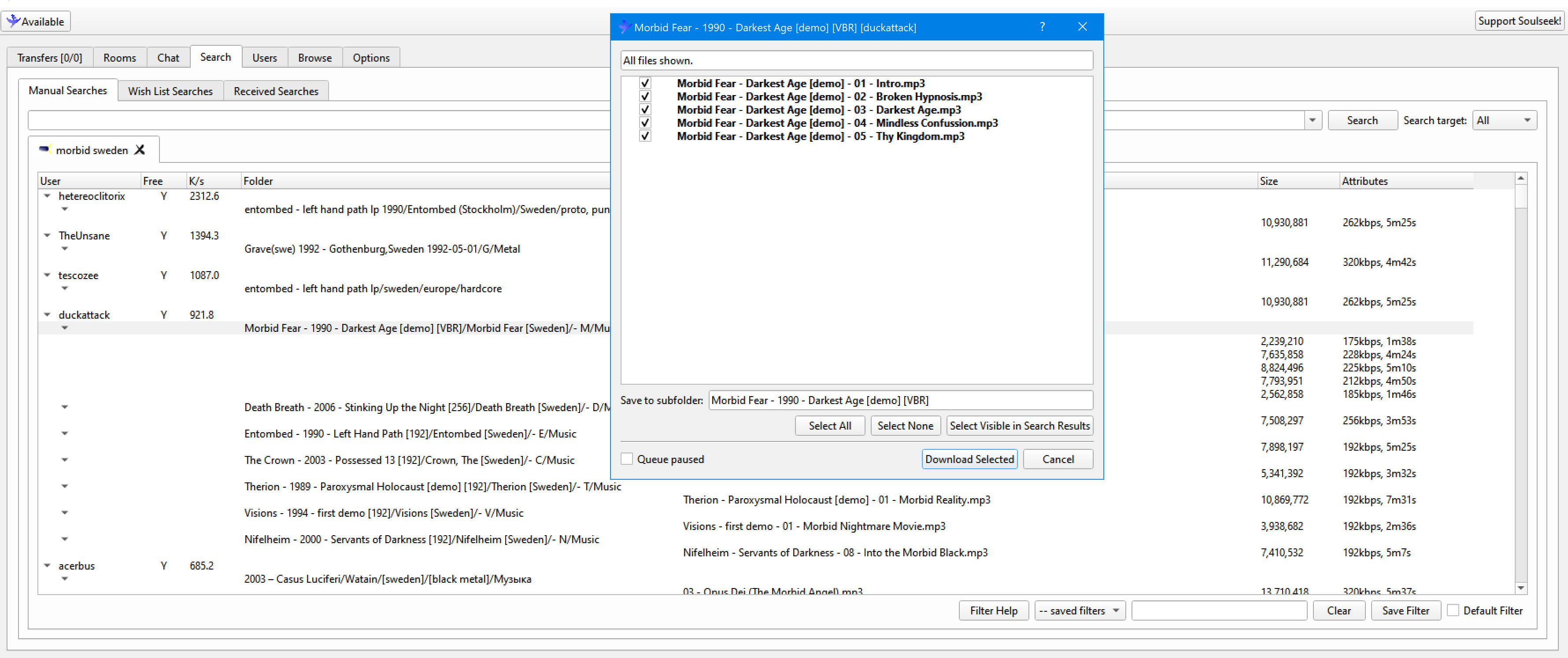 Downloading a folder is complicated and worse experience than SoulseekQt · Issue #2481 ...