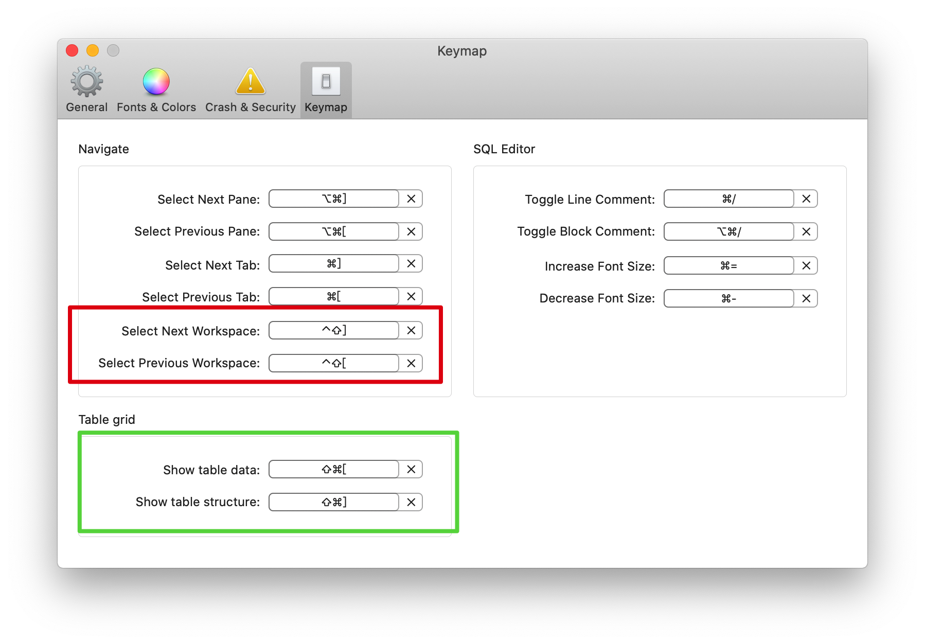 shortcut not Effective · Issue #1563 · TablePlus/TablePlus · GitHub