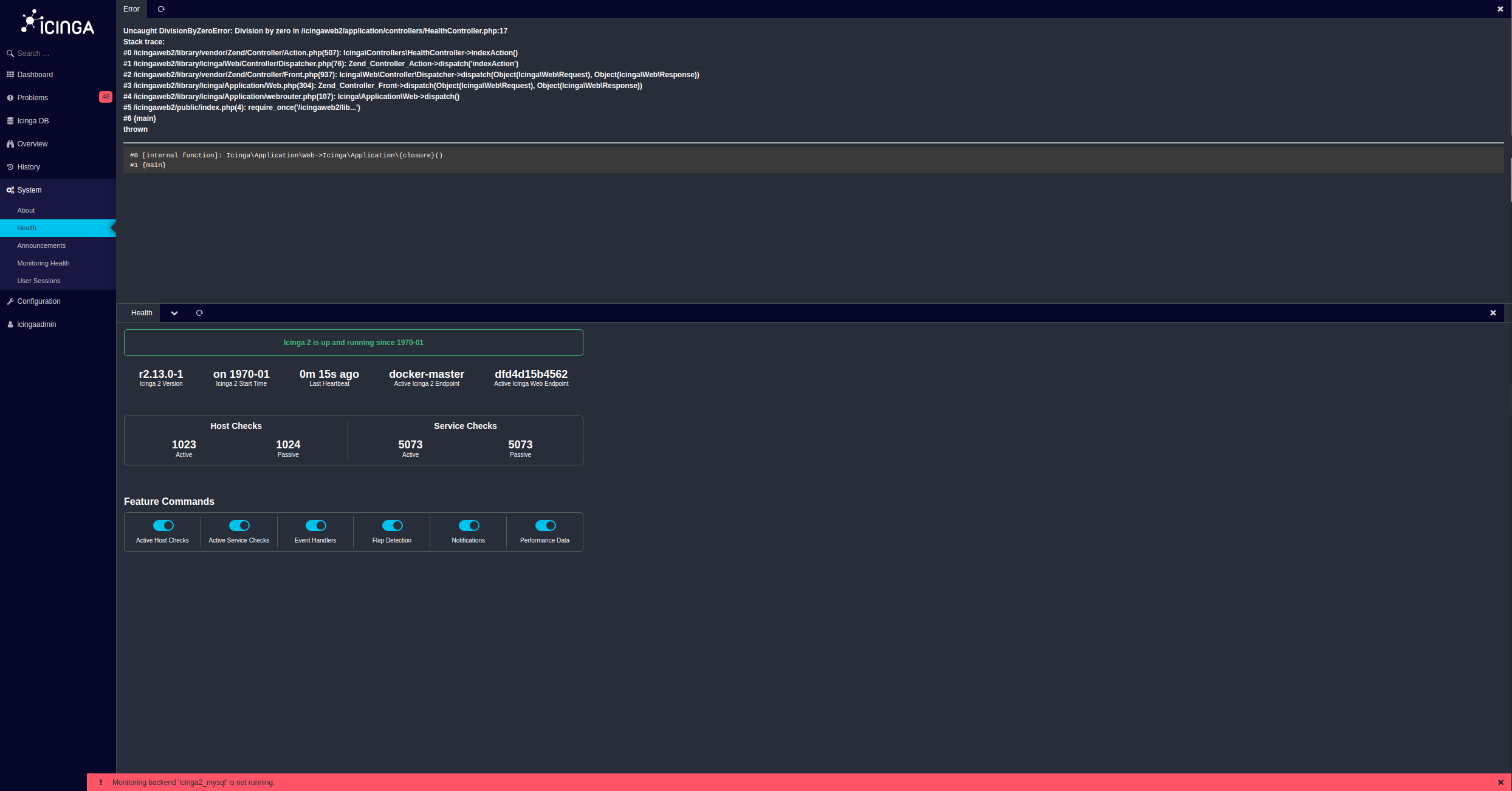 Errors in the first column destroy the layout · Issue #4585 · Icinga/icingaweb2 · GitHub