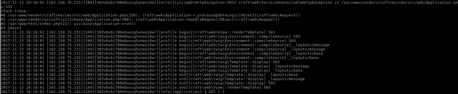 Unknown Error When Migrating Db · Issue 2106 · Craftcmscms · Github 3712
