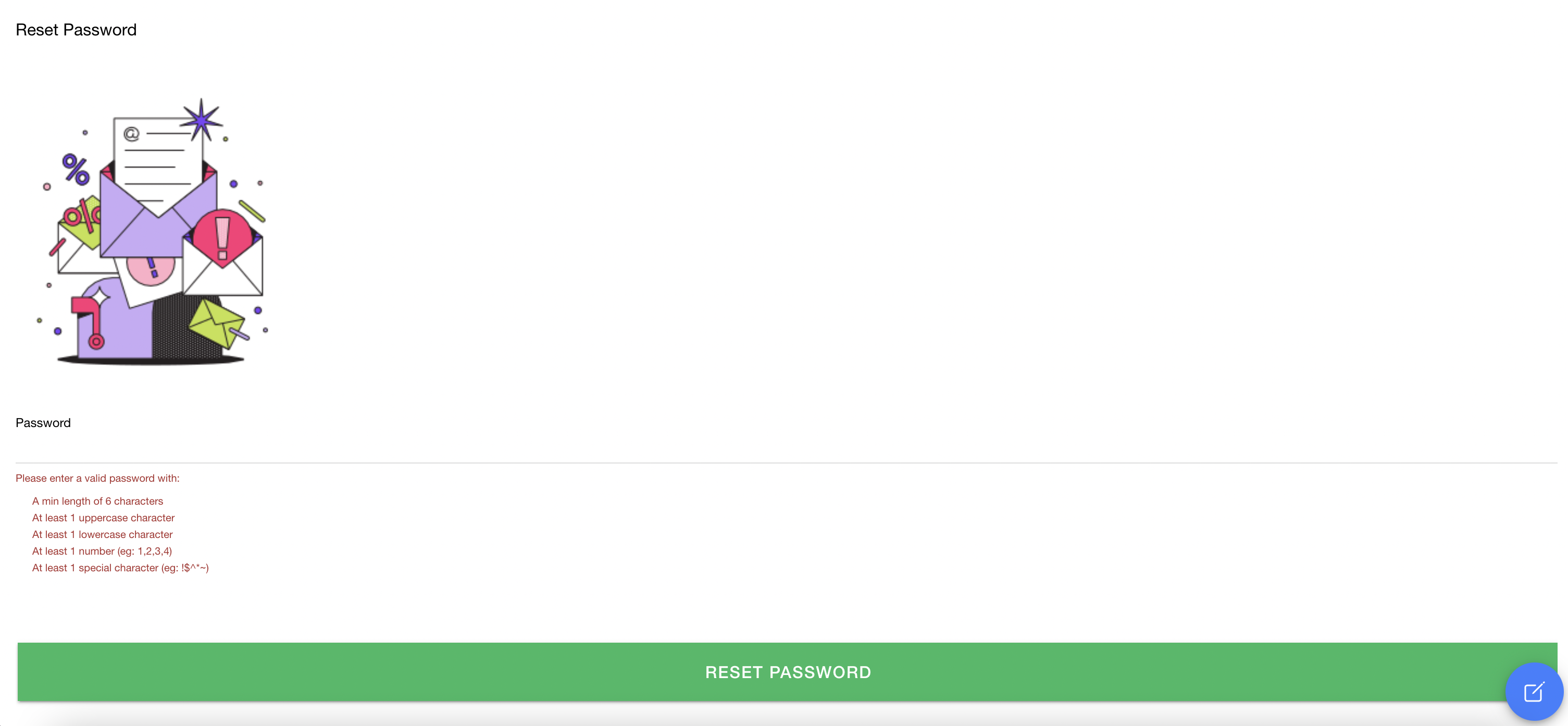 PASSWORD_RECOVERY event does not fire, unable to change password ...