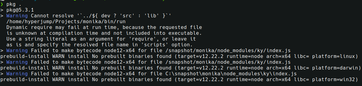 Usage With Pkg Error Because Of Dynamic Require · Issue 645 · Oclif Oclif · Github