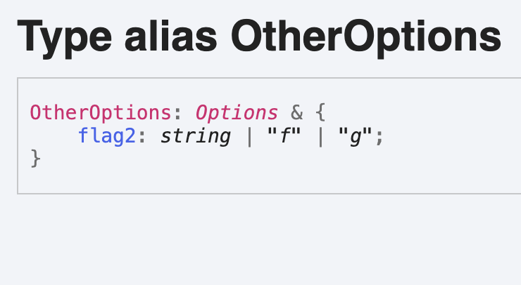 intersection type: `T & { … }` not fully documented · Issue #2276 ... intersection type: `T & { … }` not fully documented · Issue #2276 ...