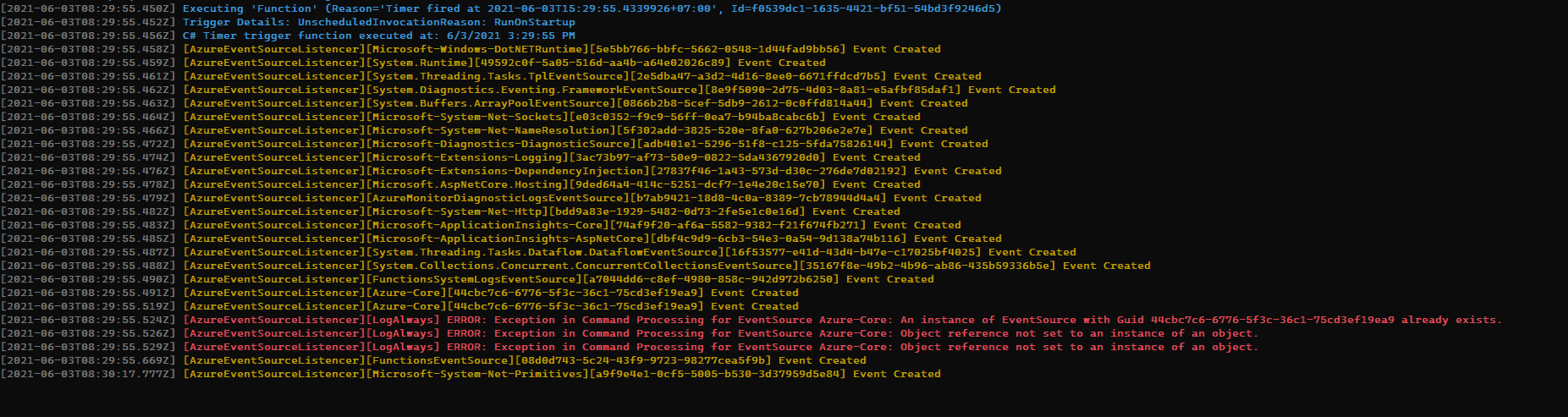 Ai Internal Azure Core Error Exception In Command Processing For 8228