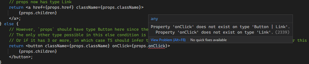 Extend Conditional Logic Of `in` Operator From 49 · Issue 52894 · Microsofttypescript · Github