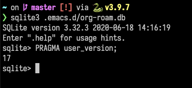 Error (use-package): org-roam/:config: The Org-roam database was created with a newer Org-roam ...